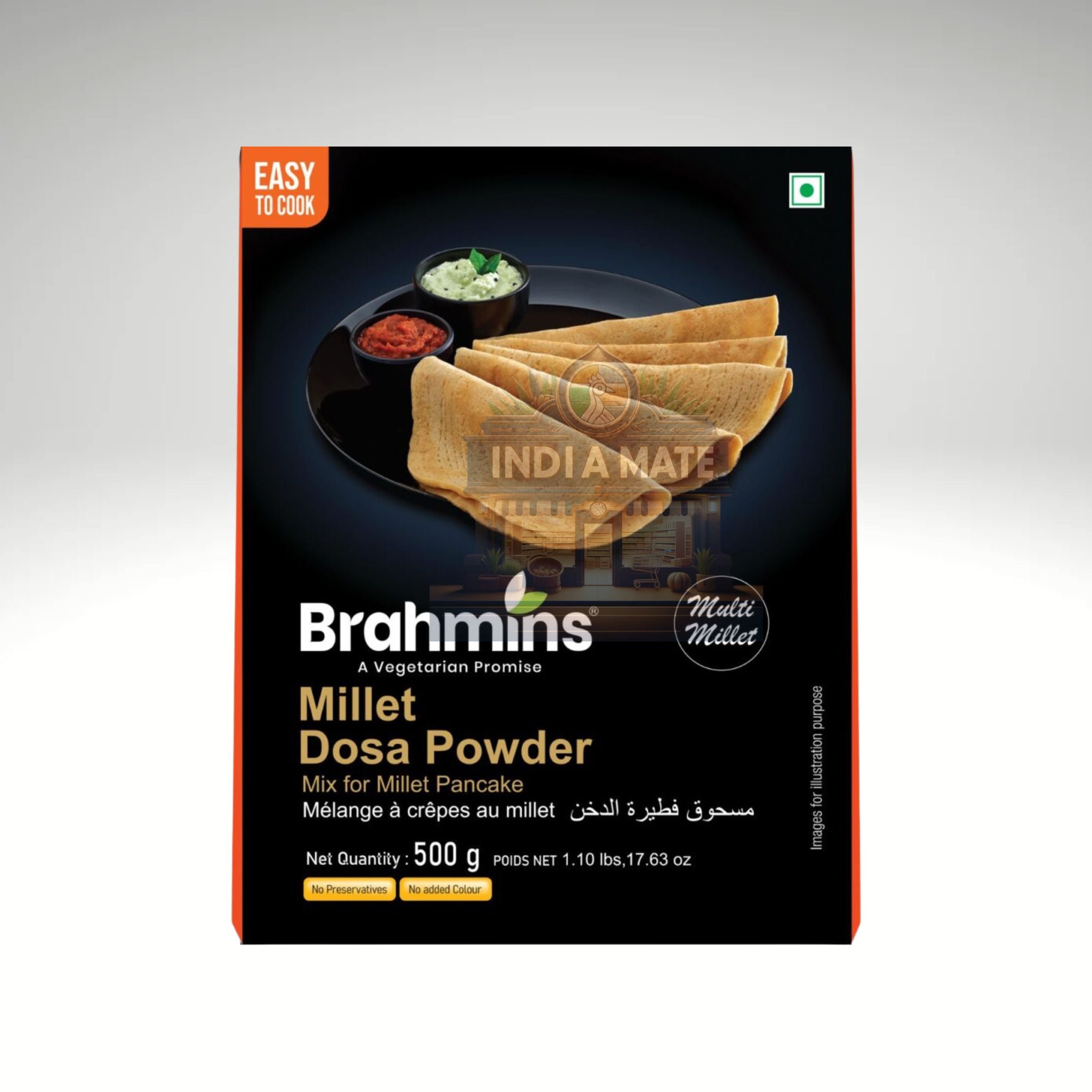 Brahmins Millet Dosa Powder | Healthy & Nutritious Dosa Mix – IndiaMate